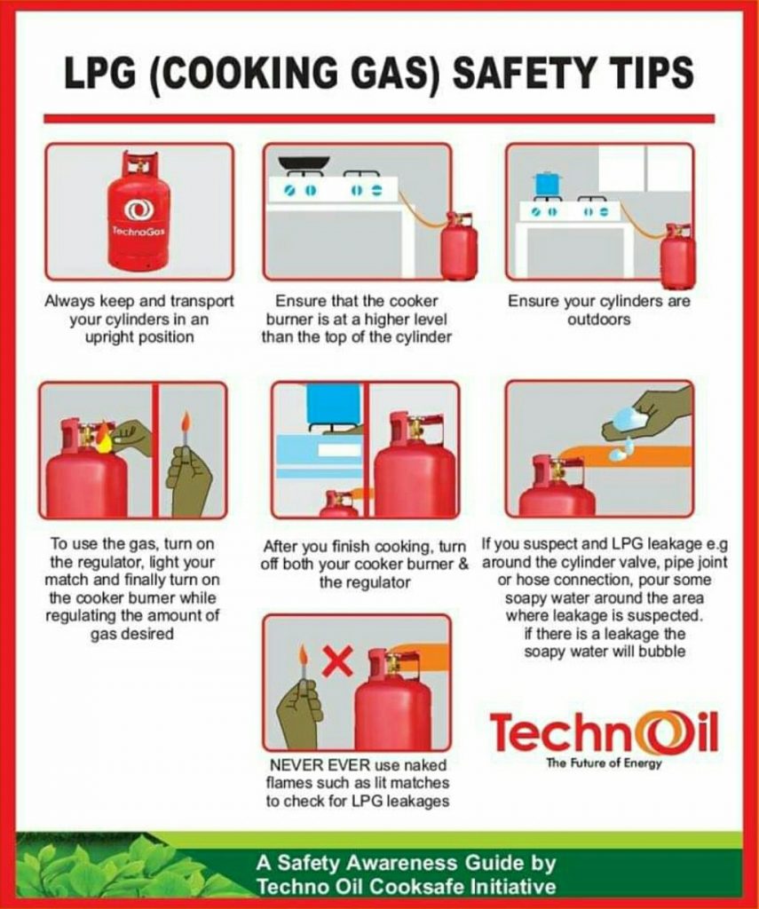 15 Cooking Gas Safety Tips You Should Know - Nigerian Health Blog