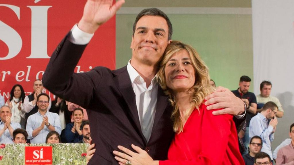 JUST IN: Begona Gomez, the wife of Spanish Prime minister Pedro Sanchez ...