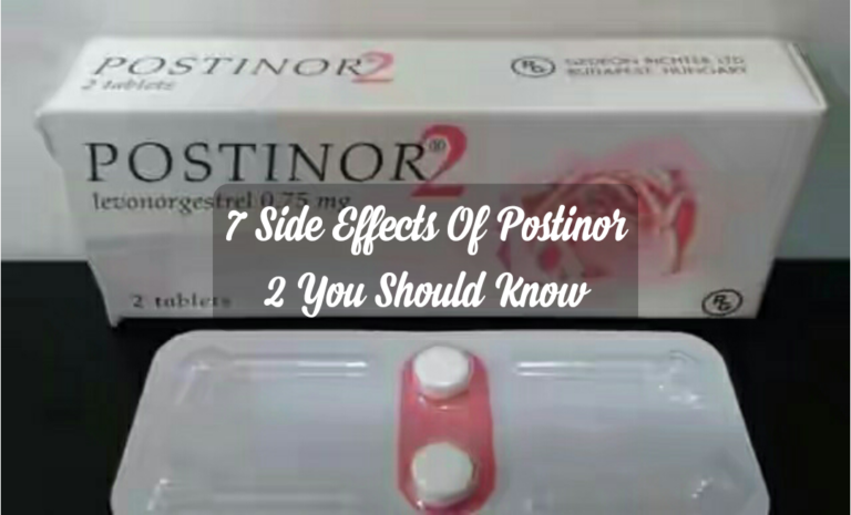 10 Side Effects Of Postinor 2 You Should Know - Nigerian Health Blog