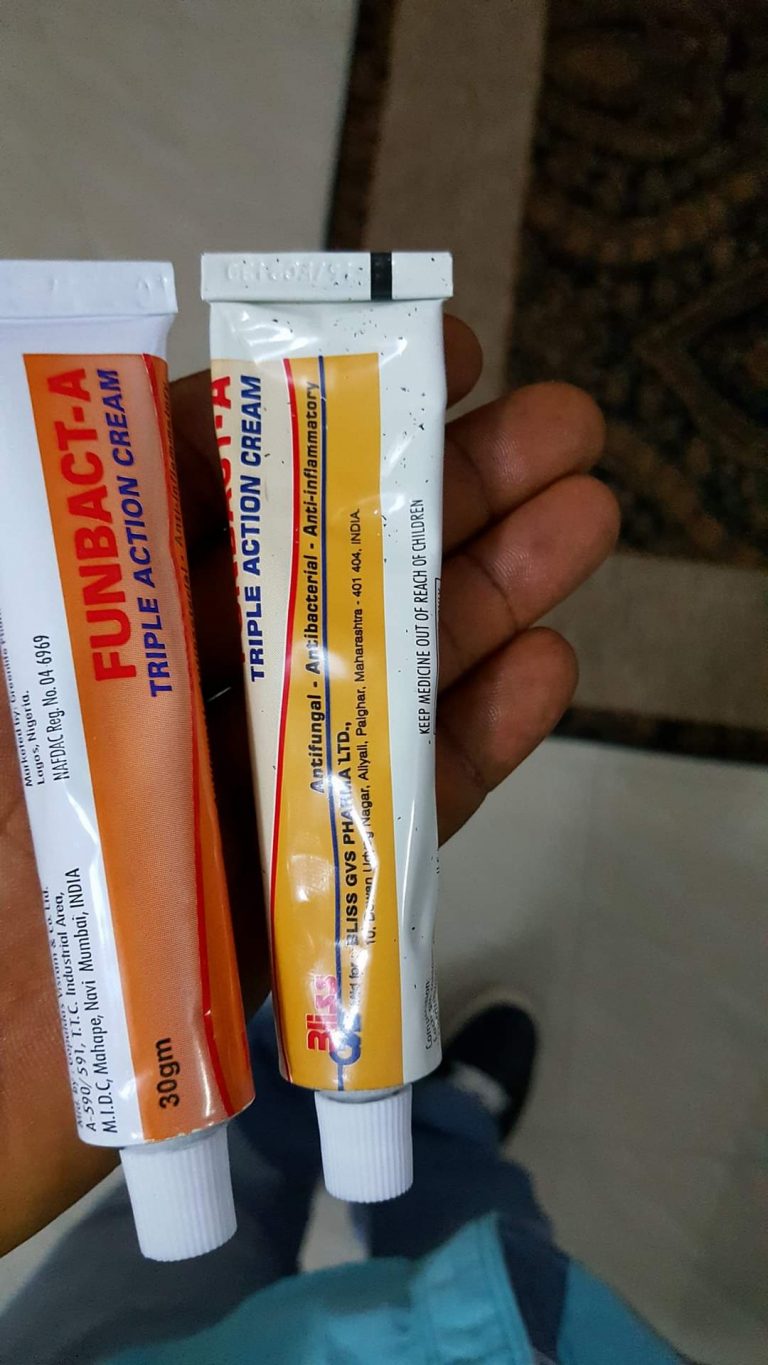 Difference between fake and original Funbact A - Nigerian Health Blog