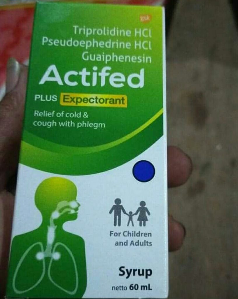 The right Dosage of Actifed Syrup or Tablets in Children and Adults ...